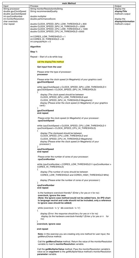 Solved Could Someone Provide The Full Java Code To This