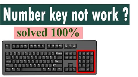 100 Guaranteed To Fix Keyboard Number Key Not Working Youtube