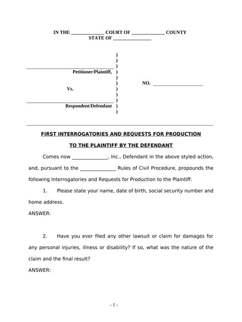Plaintiff Vs Defendant Fill Out And Sign Online Dochub