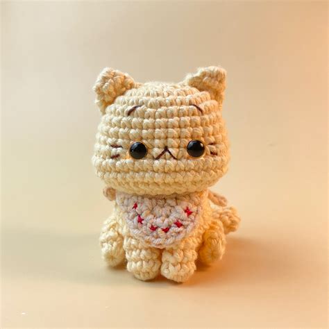 Pdf File แพทเทิร์นลูกเหมียว 5 ลายถักโครเชต์ ส่งทางเมลเท่านั้น Line Shopping