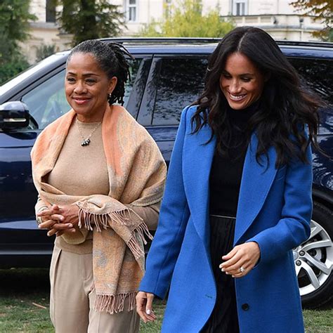 Meghan Markles Unseen Tender Moment With Mother Doria Ragland Hello