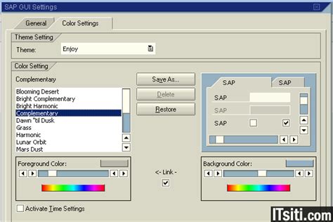 Change SAP GUI Colour Setting Change SAP GUI Colour Setting