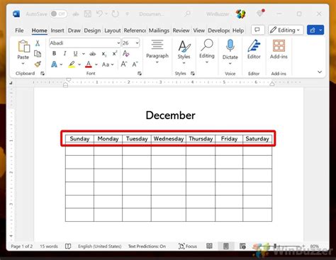 How To Make A Calendar In Word