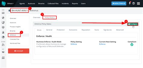 Setting Managed Microsoft Defender Policy Configurations Huntress Support