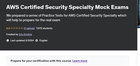 Mock Exam Aws Certified Security Specialty 250 Questions Limited