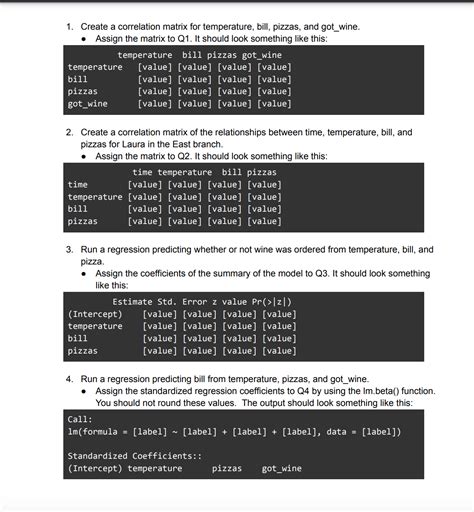 Solved For This Assignment Name Your R File PizzaStats R Chegg