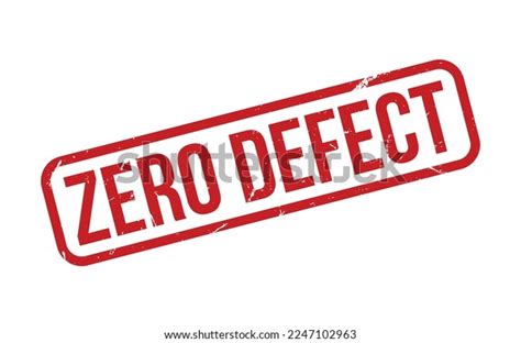 Zero Defect Rubber Stamp Seal Vector Stock Vector Royalty Free 2247102963 Shutterstock