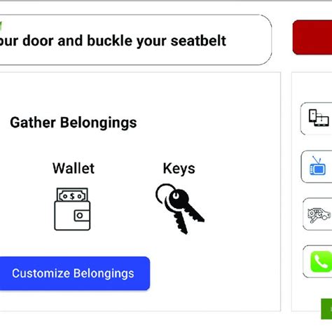 prototype of the in vehicle interface download scientific diagram