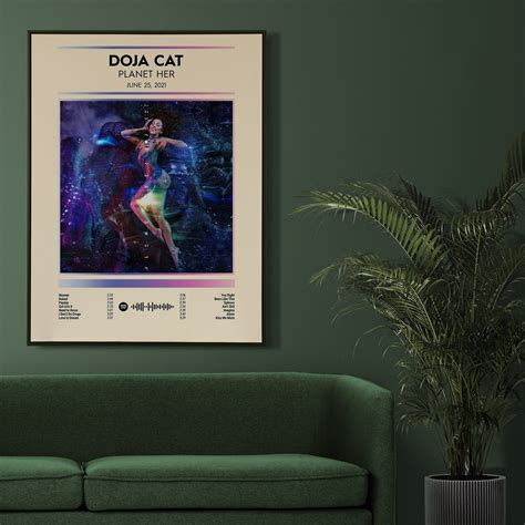 Doja Cat Poster Planet Her Poster Doja Cat Album Cover Poster Vendido
