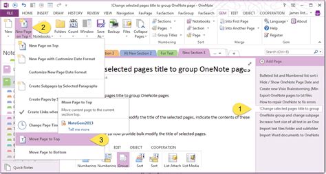 Move Onenote Page To Top Of Section By One Click Office Onenote Gem 7571 Hot Sex Picture