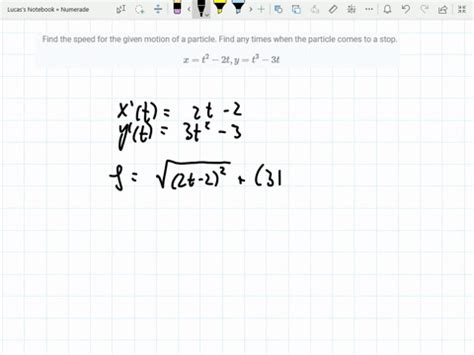 SOLVED Consider The Particle In Problem 3 Find The Equations Of Numerade