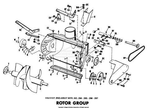 Simplicity 990297 Sno Away 4hp 23 Snowthrower Steel Wheels Parts
