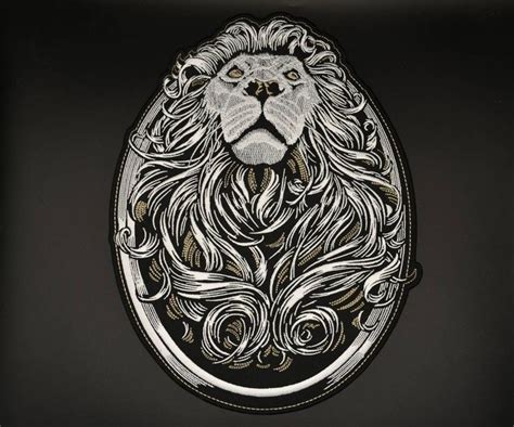 Lion King Patch Lion Back Patch Custom Logo Patch Custom Embroidered Patch Large Custom