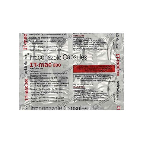 It Mac 200mg Cap 8s Uses Side Effects Dosage Composition And Price