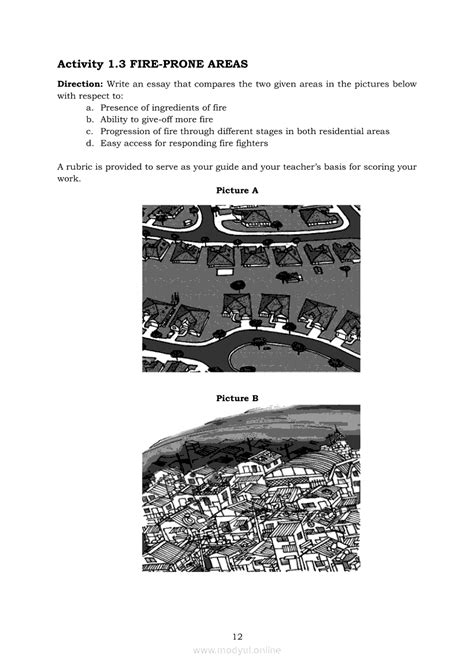 Disaster Readiness And Risk Reduction Quarter 2 Module 10 Fire Hazards Concepts And Causes