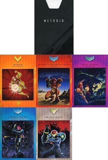 Character Card Single Item Package Illustration Metroid Package Art