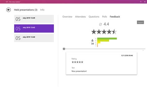 How To Analyze Export Feedback SlideLizard Help