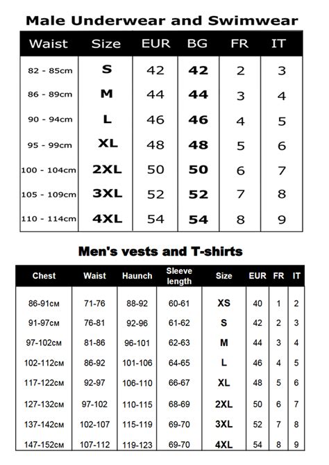 Size Chart For Mens Uniforms Uniforms By Olino Atelier Yuwaciaojp
