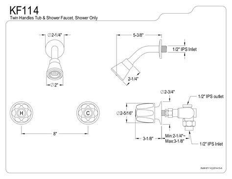 Kingston Brass Generic Two Handle Tub And Shower Faucet