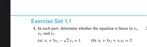 solved exercise set 1 1 1 in each part determine whether