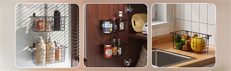 Marafansie Hanging Kitchen Baskets Wire Storage Basket