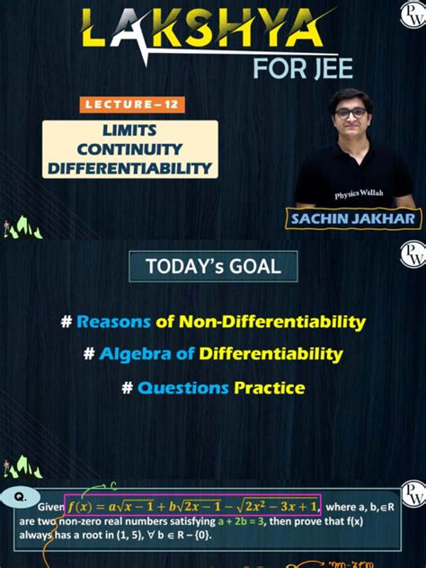 Limit Continuity And Differentiability 12 Classnotes Pdf