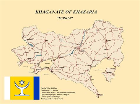 Khaganate Of Khazaria Turkia Of Europe R Imaginarymaps
