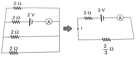 The Reading Of The Ammeter As Per Figure Shown Is Sarthaks EConnect Largest Online Education