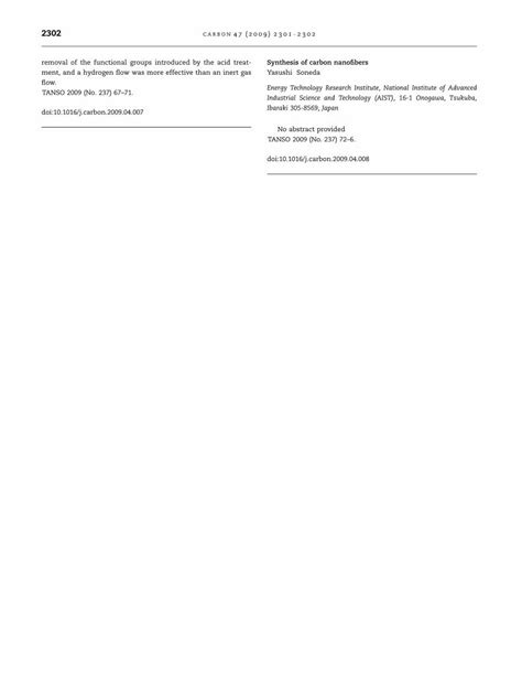 Pdf Synthesis Of Carbon Nanofibers Dokumentips