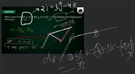 Question Object Moves From A23 4 To Underbrace B341 To Underbr