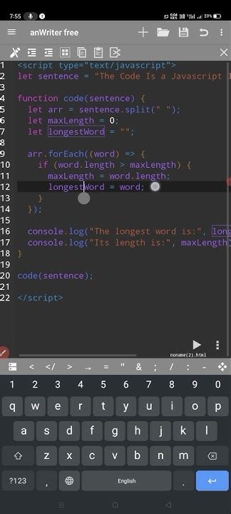 Find Largest Word In Javascript On Sentance Tips Tipsandtricks Javascript Word Array