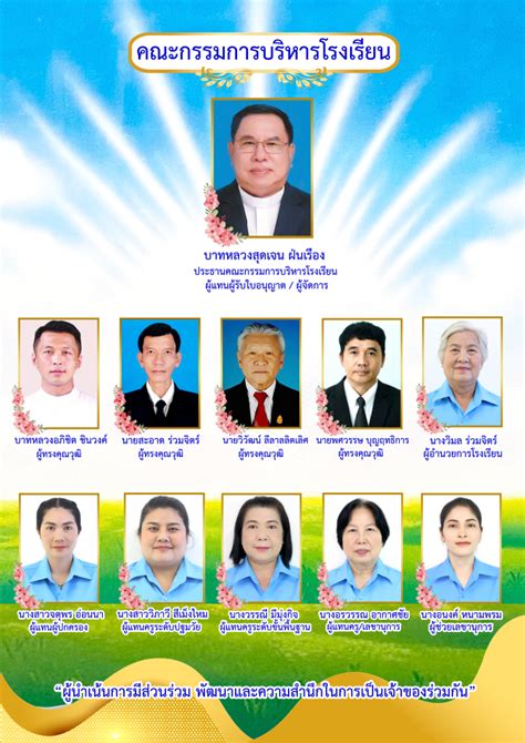 คณะกรรมการบริหารโรงเรียน โรงเรียนดาราสมุทร สระแก้ว