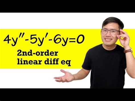 Lecture 7 Second Order Ode With Constant Coefficients Lessons Blendspace