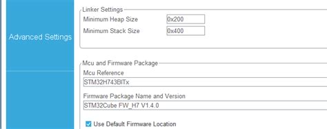 How To Select Stm32h7 Cubemx Ll Drivers Stmicroelectronics Community