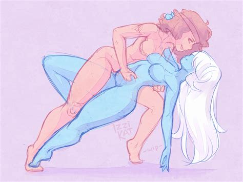 Ruby Sapphire Sketch By Izzikat Hentai Foundry