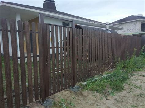 Забор из профнастила в Нижнем Новгороде цена с установкой под ключ