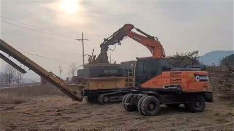 구미 현장 임목파쇄 신한산림 Youtube