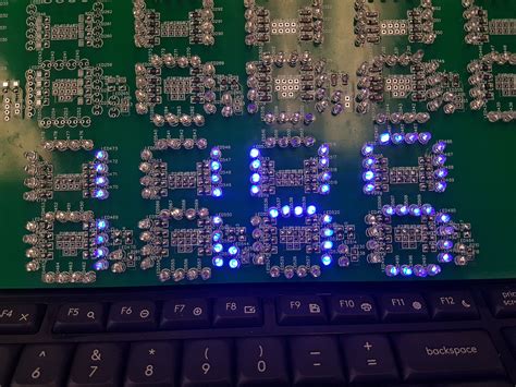 7 segment clock in a large custom led matrix with max7219 driver displays arduino forum