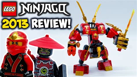 The First Ninja Mech 2013 Kais Fire Mech Review Lego Ninjago Set