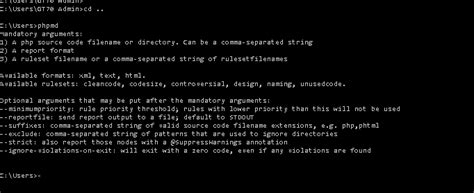 Unable To Execute Phpmd Command Phpmd Works Fine On Local File With Windows But Not With
