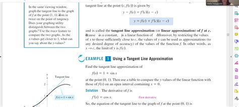 Linearization And Differentials