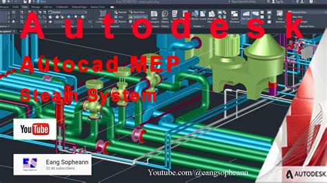 Autodesk Autocad Mep How To Drawing Steam System Heater System Youtube