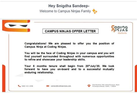 Snigdha Sandeep On Linkedin Codingninjas Campusambassador