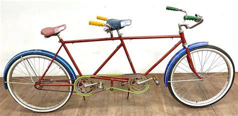 Lot Vintage Schwinn Tandem Bicycle