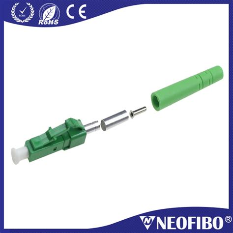 Lc Apc Connector Green Single Mode Simplex 3 0mm Shenzhen Neofibo