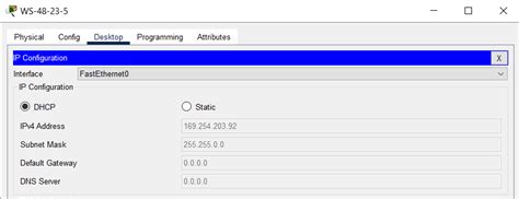 Dchp Failed Apipa Is Being Used Problem In Packet Tracer Cisco Community