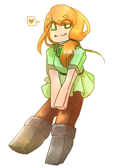 How To Draw Alex In Minecraft