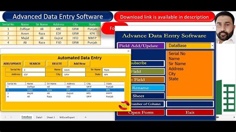 Super Advanced Data Entry Software In Excel Vba Full Video Youtube