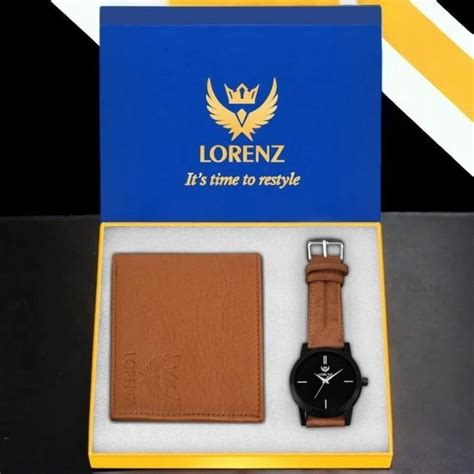 Leather Men Corporate T Watch And Wallet Set For Ting At ₹ 220