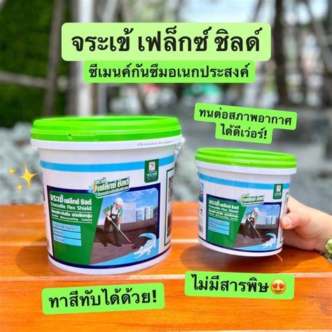 จระเข้เฟล็กซ์ ชิลด์ ซีเมนต์กันซึมอเนกประสงค์ขนาด 1กก Shopee Thailand